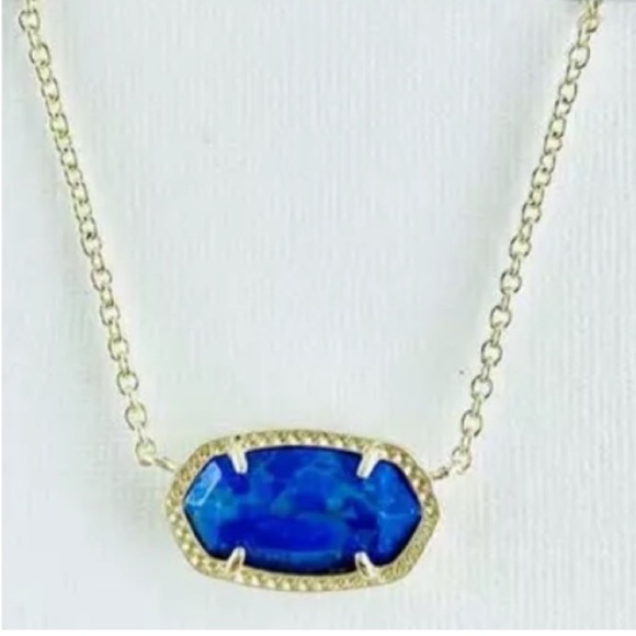 Kendra Scott | Jewelry | Kendra Scott Elisa Cobalt Cats Eye Blue ...